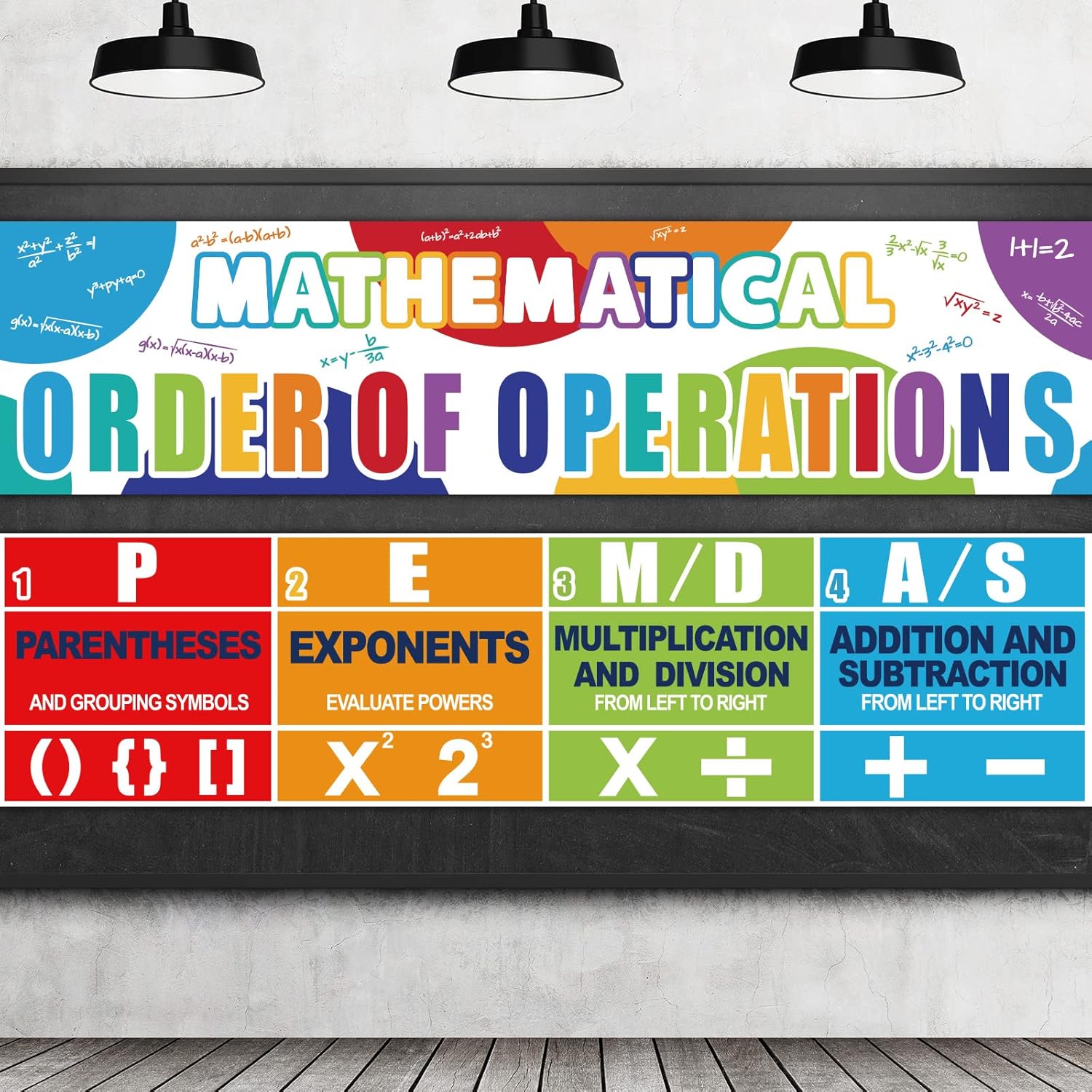 Educational Math Posters Order of Operations Nepal | Ubuy