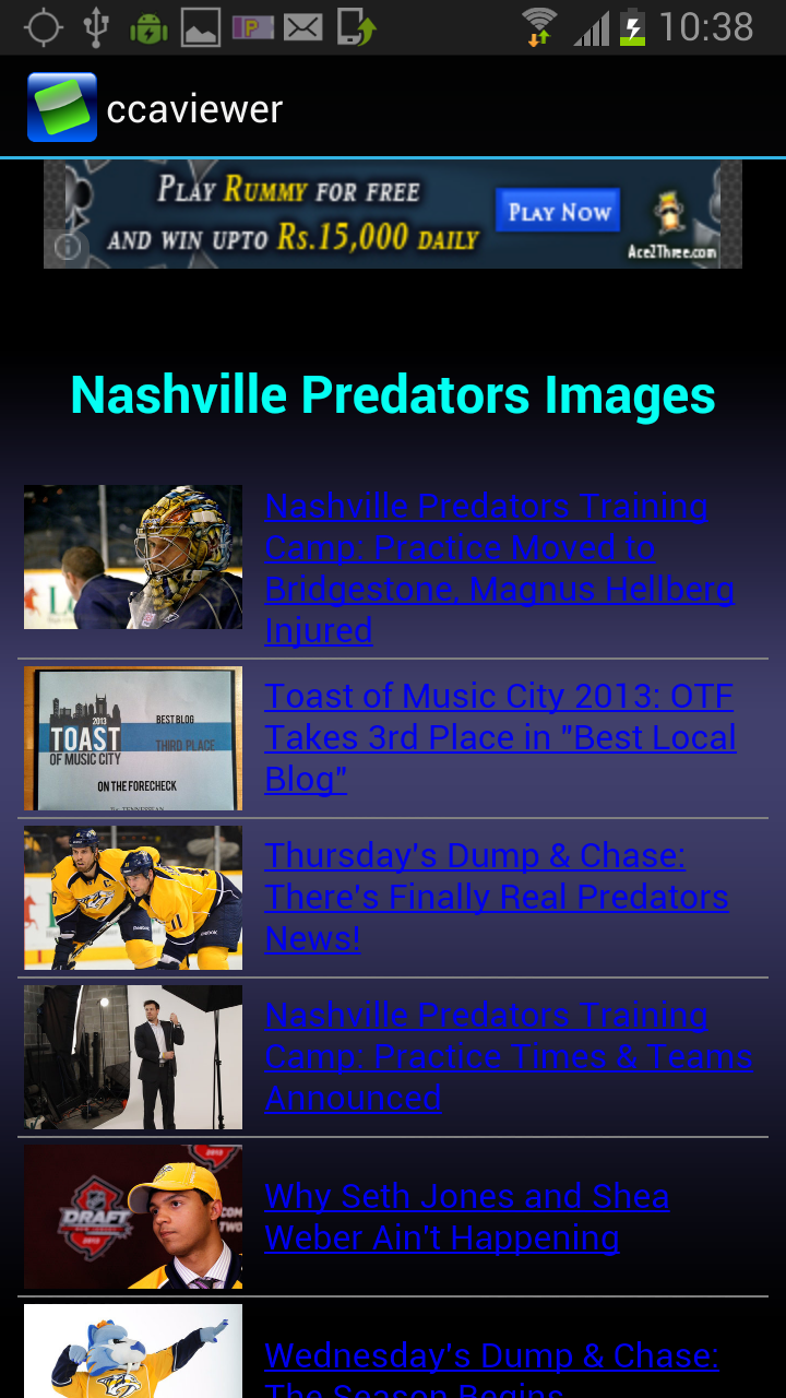 My Fan App : Nashville Predators - App on Amazon Appstore