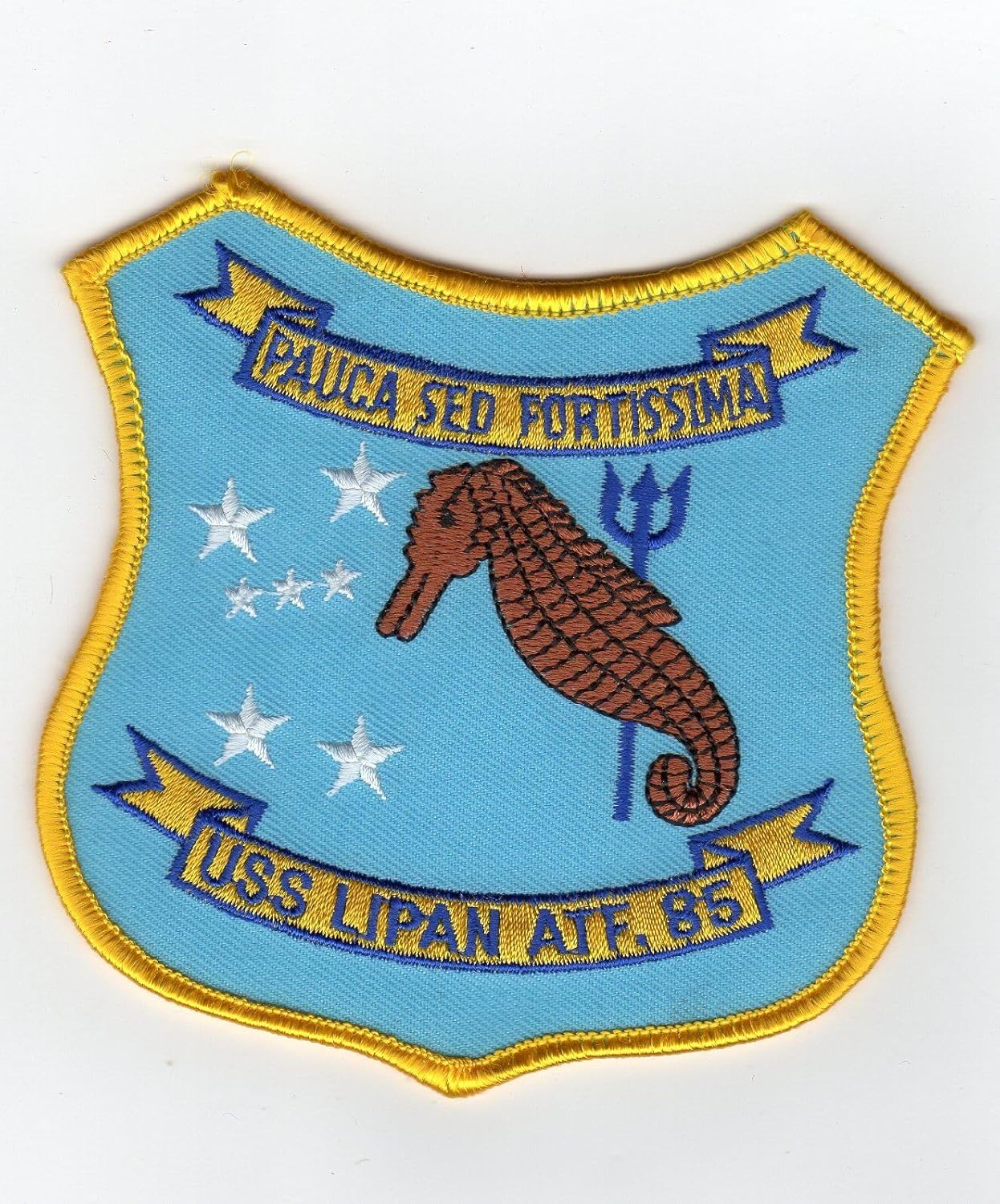 Amazon.com: USS Lipan ATF 85 - Pauca SED Fortissima Bc Patch Cat No ...