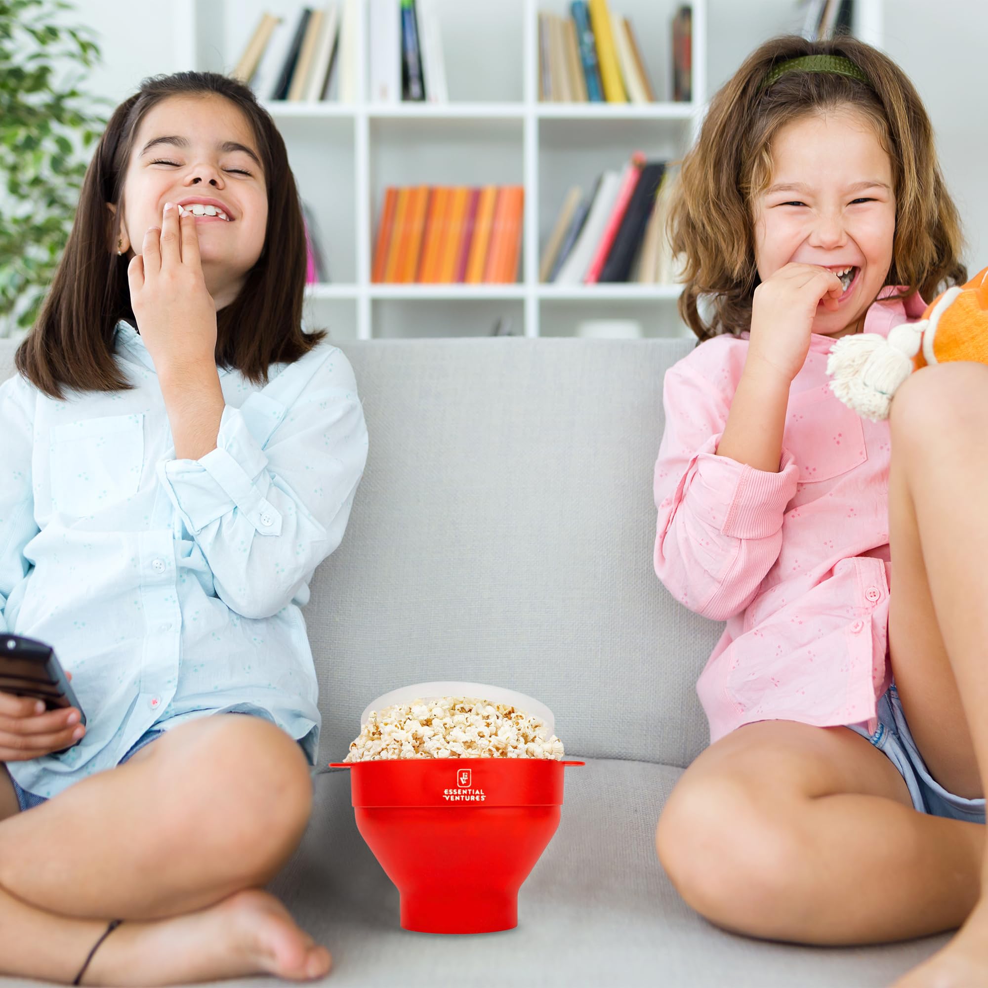 Snapklik.com : Silicone Microwave Collapsible Popcorn Popper