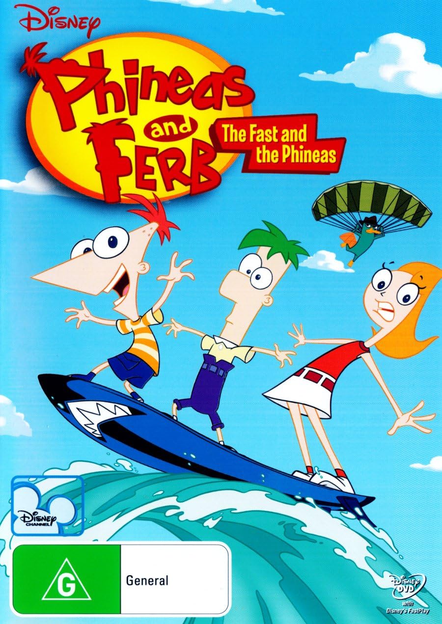 Phineas & Ferb Vol.1: The Fast And The Phineas (DVD) : Zac Moncrief ...