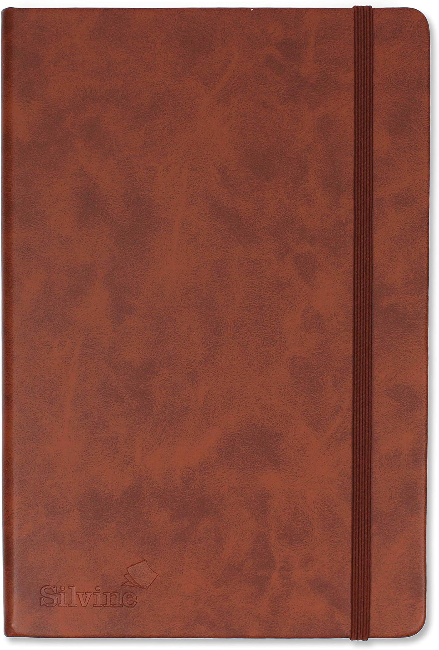 Lined Notebook - Thick Classic A5 Notebook with Pen Loop, Lined Thick ...