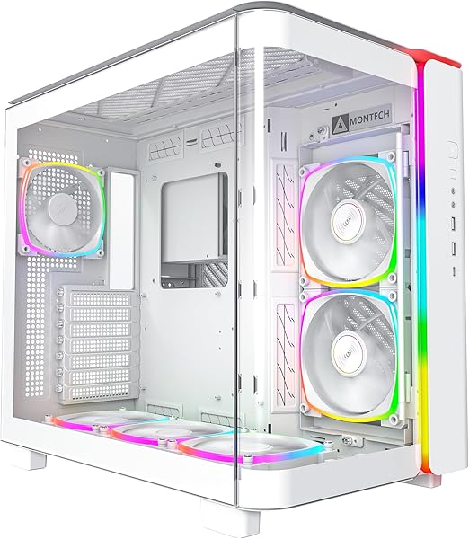 Amazon.com: MONTECH King 95 PRO Dual-Chamber ATX Mid-Tower PC Gaming Case, High-Airflow ...