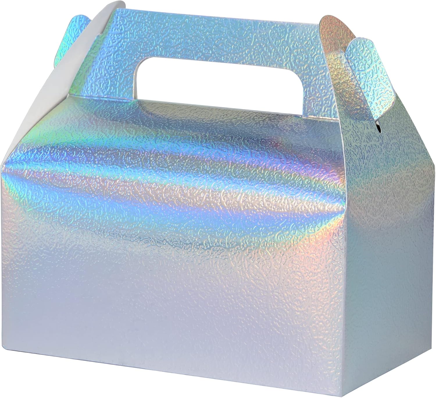 Amazon.com: UnicoPak 30 Pcs Iridescent Gable Treat Boxes Party Favor ...