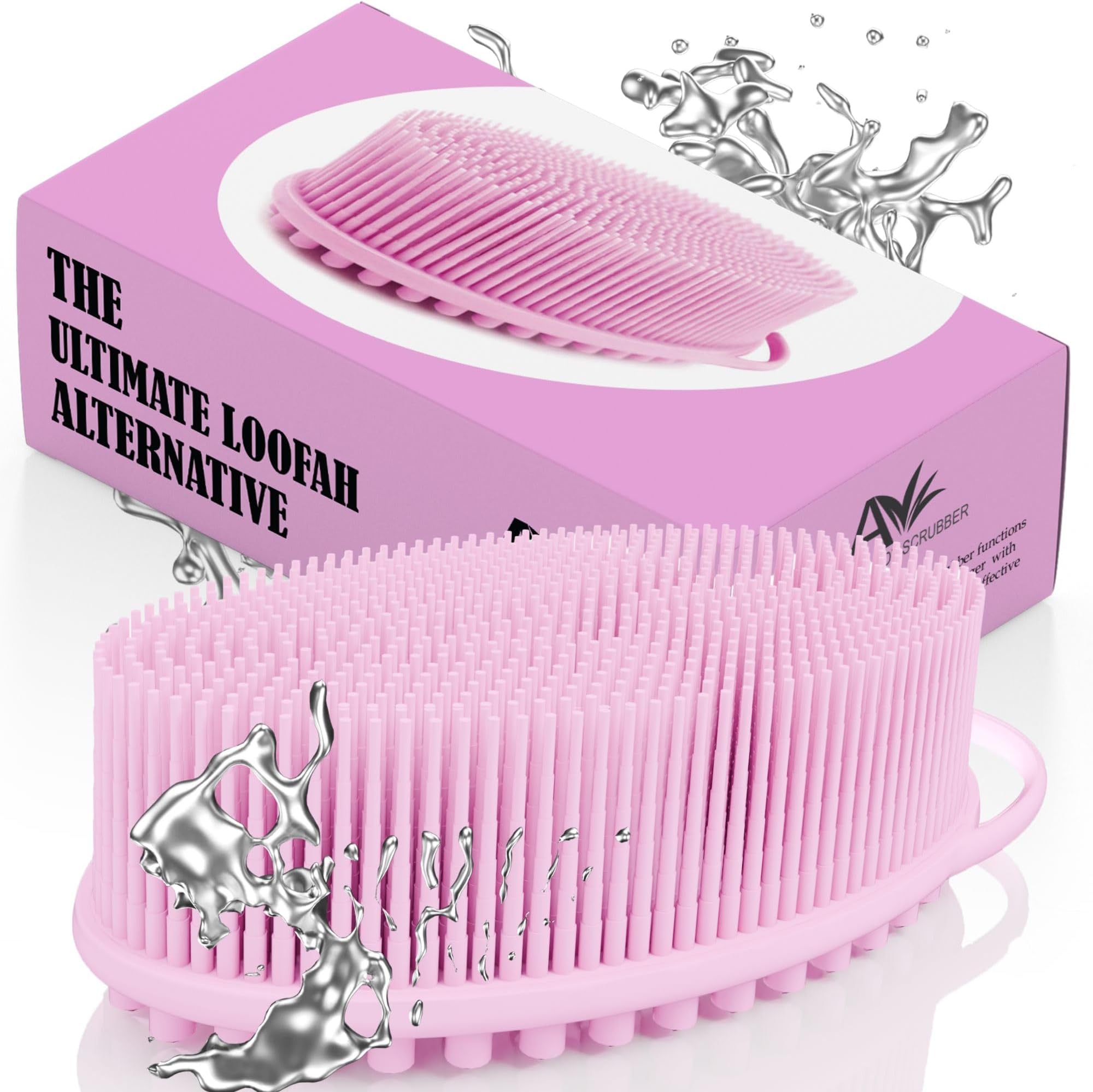 Amazon.com : Sud Scrub® Antimicrobial Silicone Body Scrubber ...