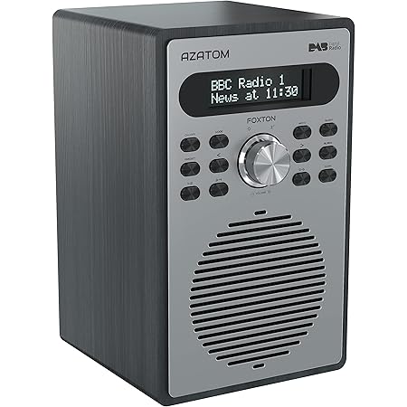 AZATOM Horizon DAB+ DAB Digital FM Radio, Dual Alarm Clock, Bluetooth 5 ...