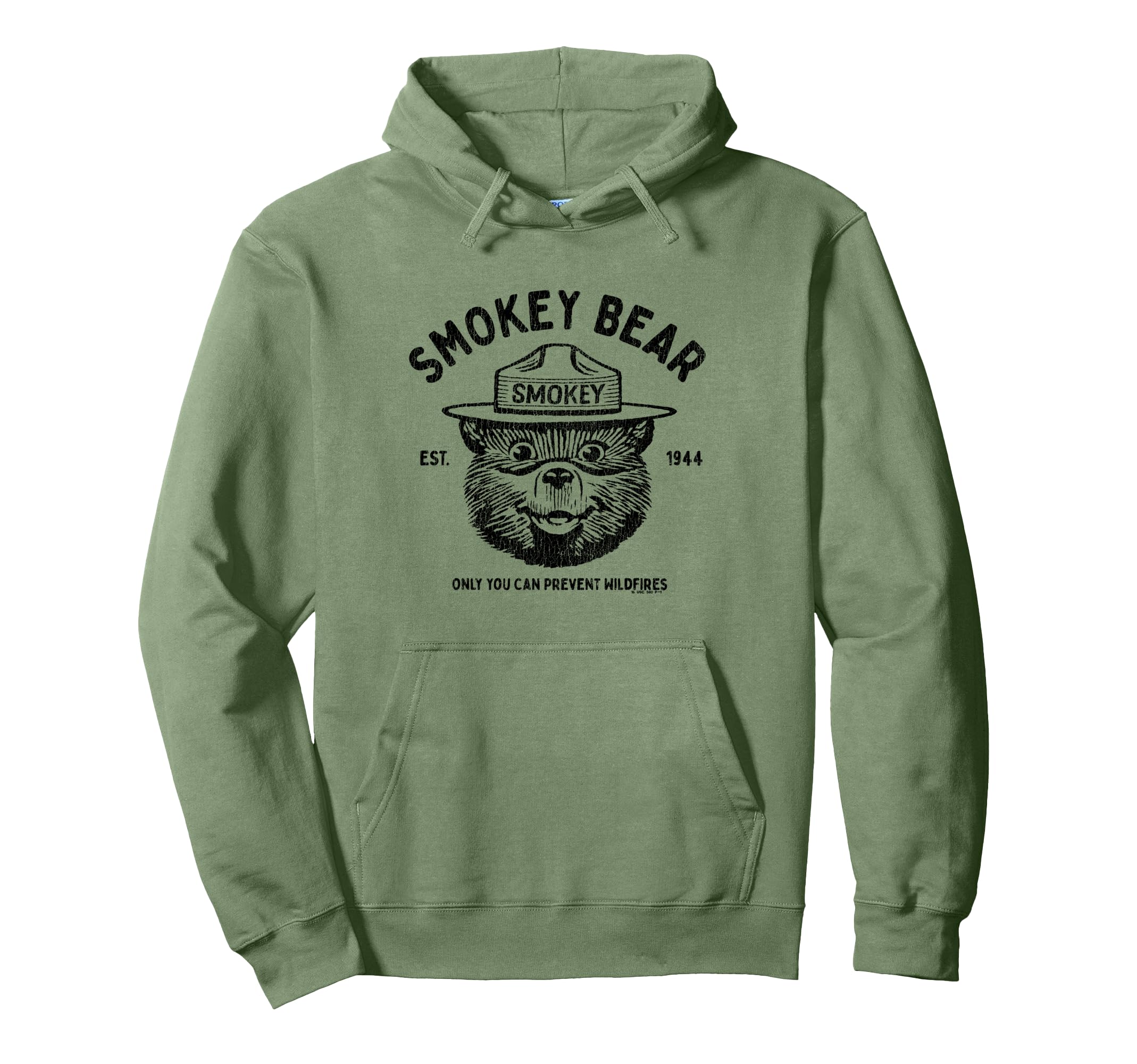 Amazon.com: Vintage Smokey Bear Logo Only You Officially Licensed ...