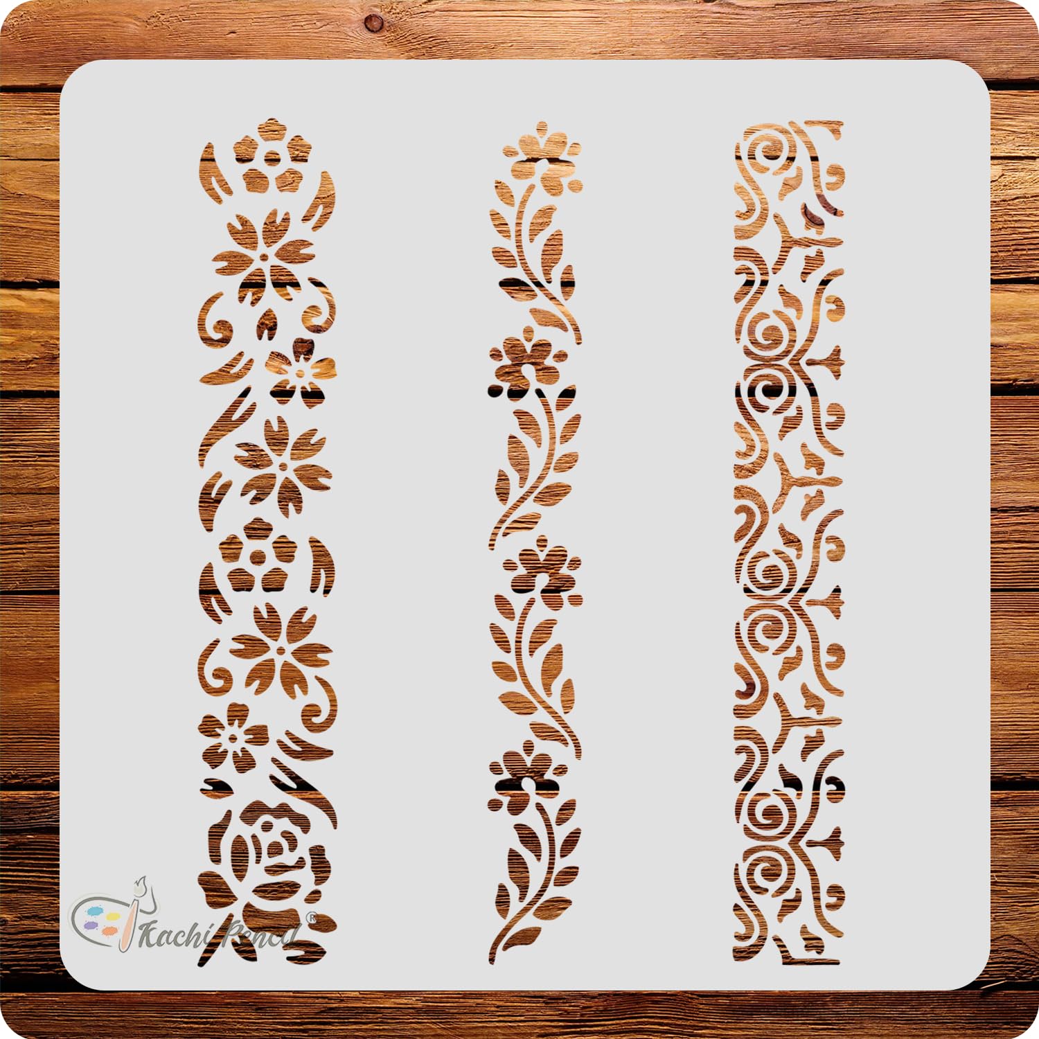 Engineering Border Gold Foil Hand Drawn Floral Mandala Frame Circle