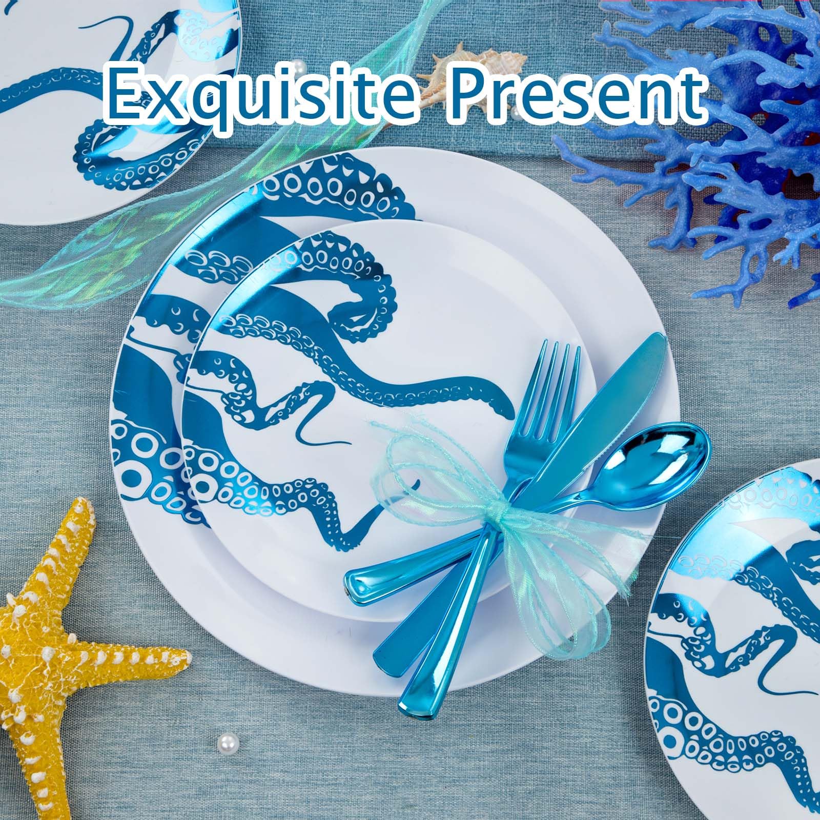 Octopus Plates Complete Set