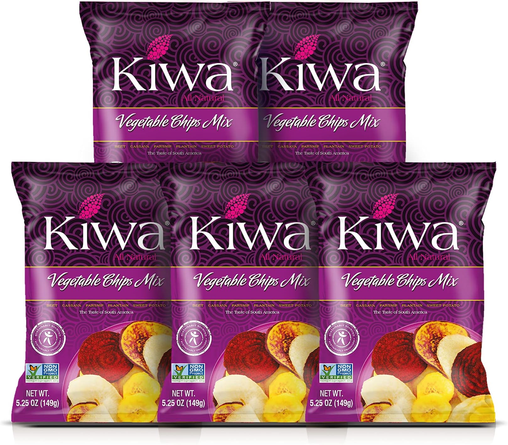 Amazon.com: Kiwa Healthy Veggie Chips - Vegetable Snacks for Kids ...