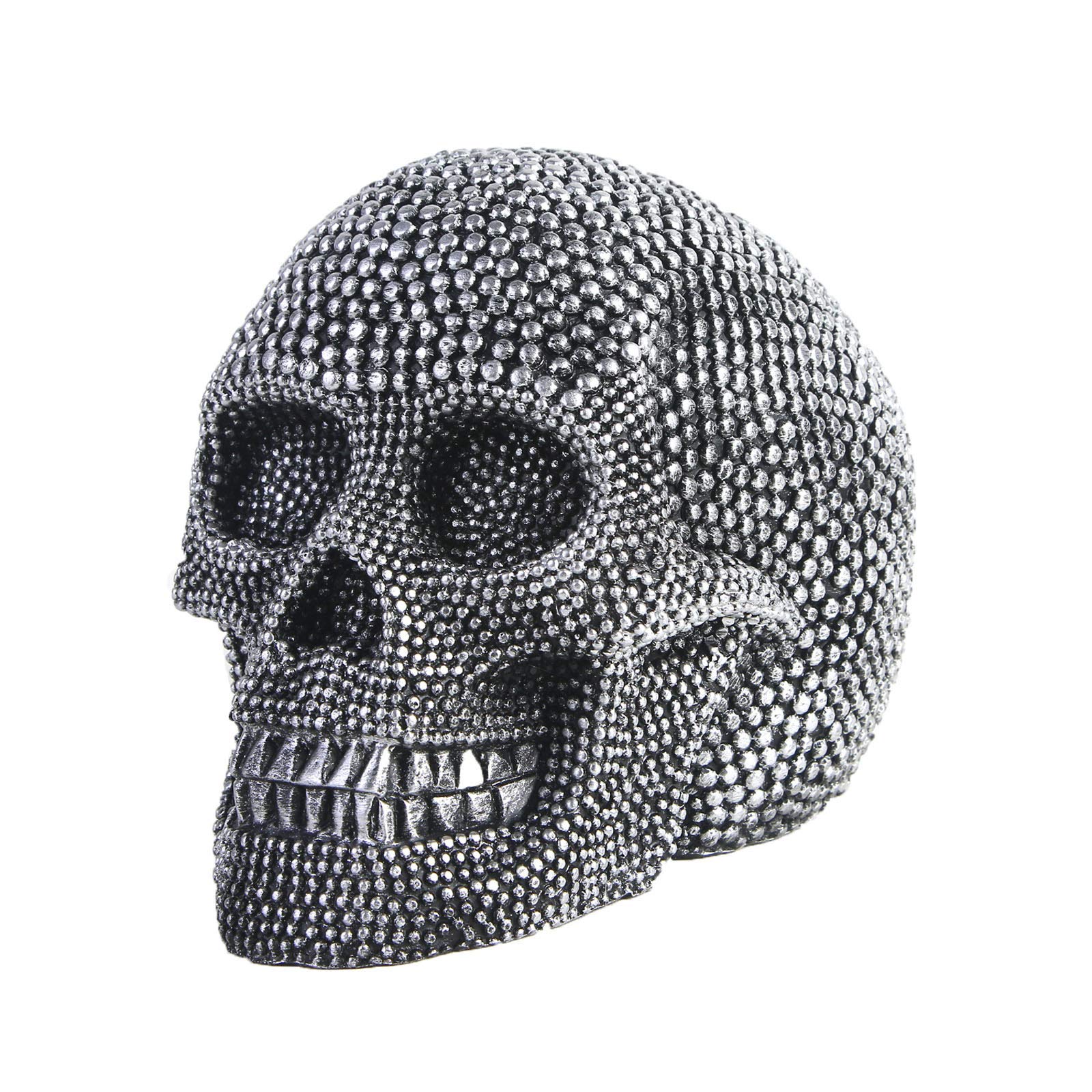 Amazon.com: Mageeko Skull Statue Décor Halloween Skeleton Head Gothic ...