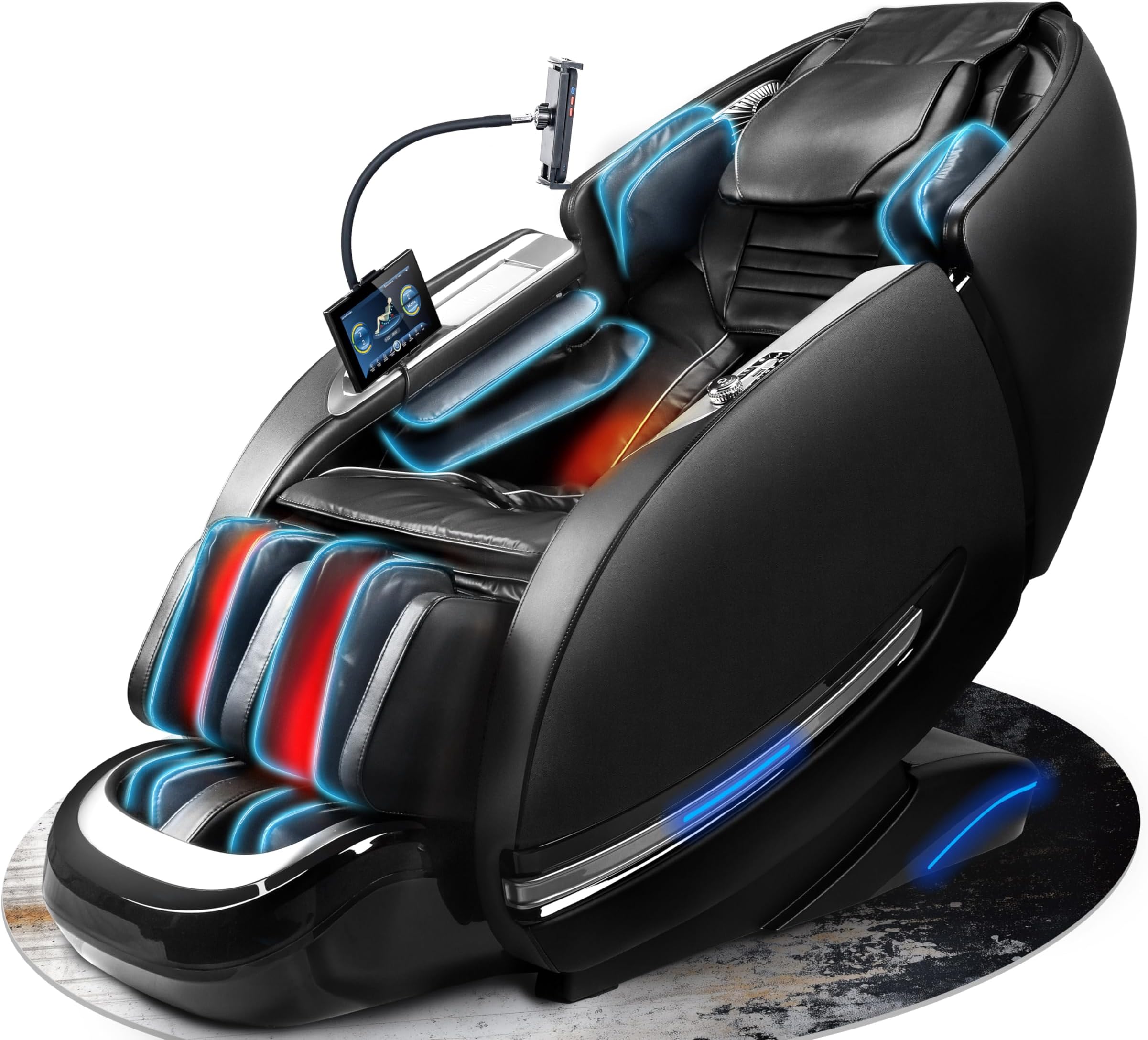 Amazon.com: Real Relax 2024 Massage Chair, Full Body Zero Gravity SL-Track Shiatsu Massage ...