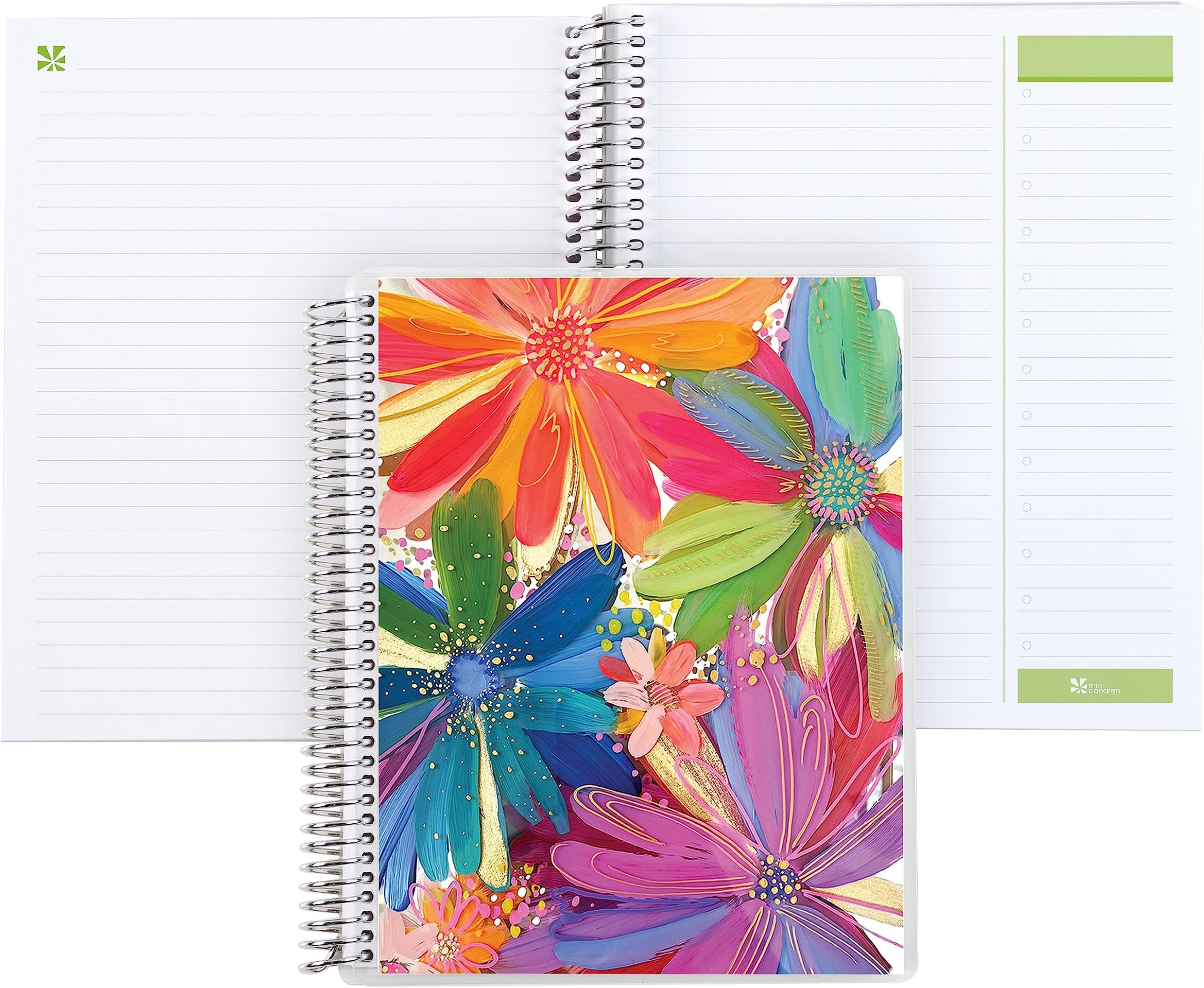 Amazon.com : Erin Condren 7" X 9" Spiral Bound Productivity Coiled ...