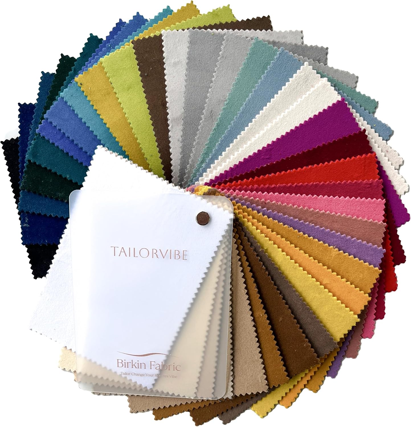 Amazon.com: tailorvibe Birkin Series Velvet Curtain Fabric Sample Book ...