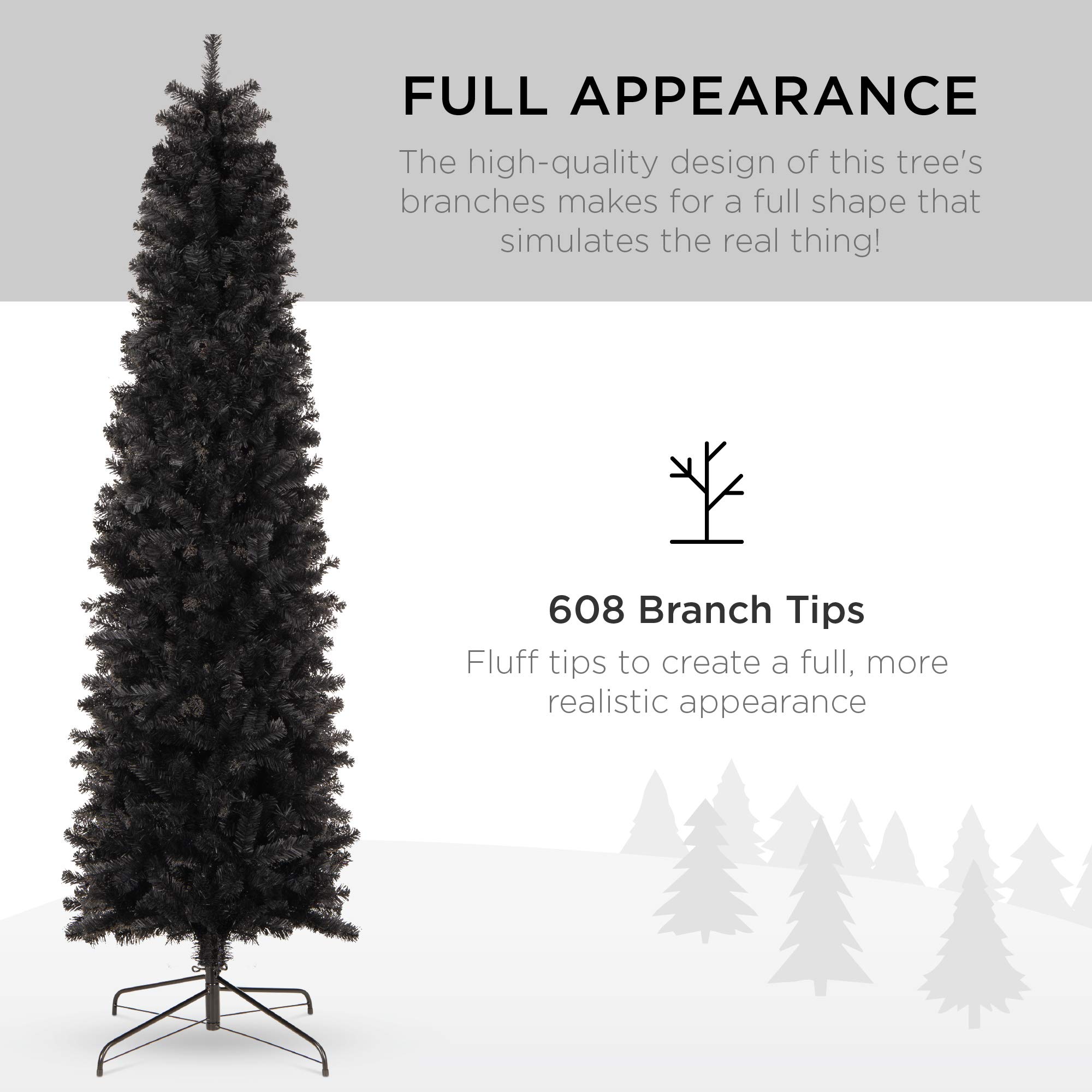 Real Christmas Tree Black And White