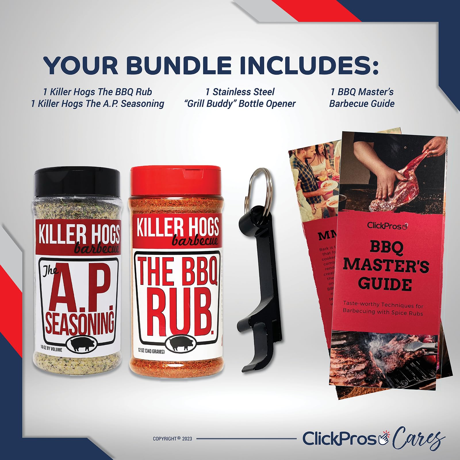 Snapklik.com : Killer Hogs Premium BBQ Barbecue Rub & Seasoning Bundle