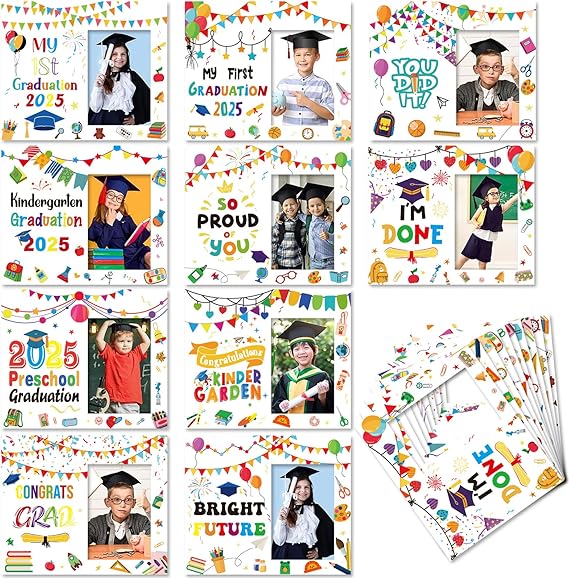 Amazon.com: 60 Pcs Kindergarten Graduation Picture Frames First ...