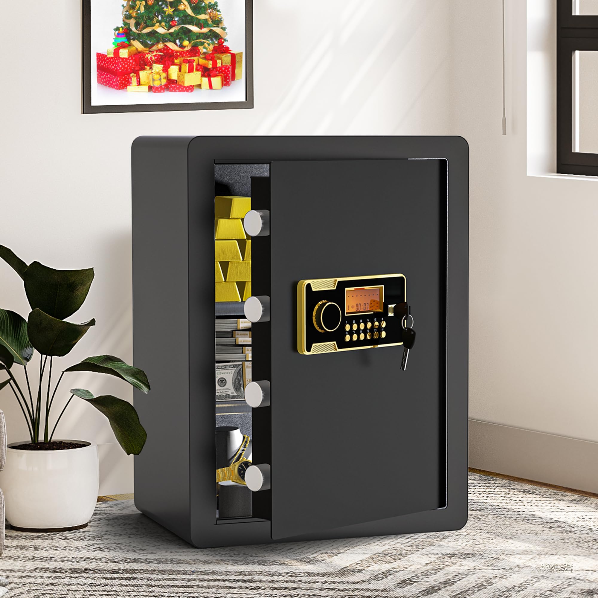 Snapklik.com : YITAHOME Safe Box, 3 CuBic Feet Digital Lock Safes