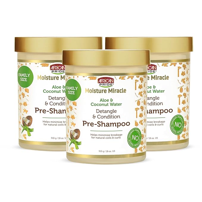 Amazon.com : African Pride Moisture Miracle Aloe & Coconut Water Pre ...