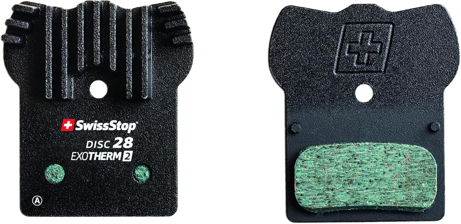 Amazon.com : Swissstop Exotherm 2 D28 - Shimano XTR, XT/SLX, FSA, Black ...