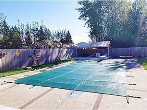 Amazon.com: Mesh Pool Covers for Inground Pools, Heavy Duty Winter ...