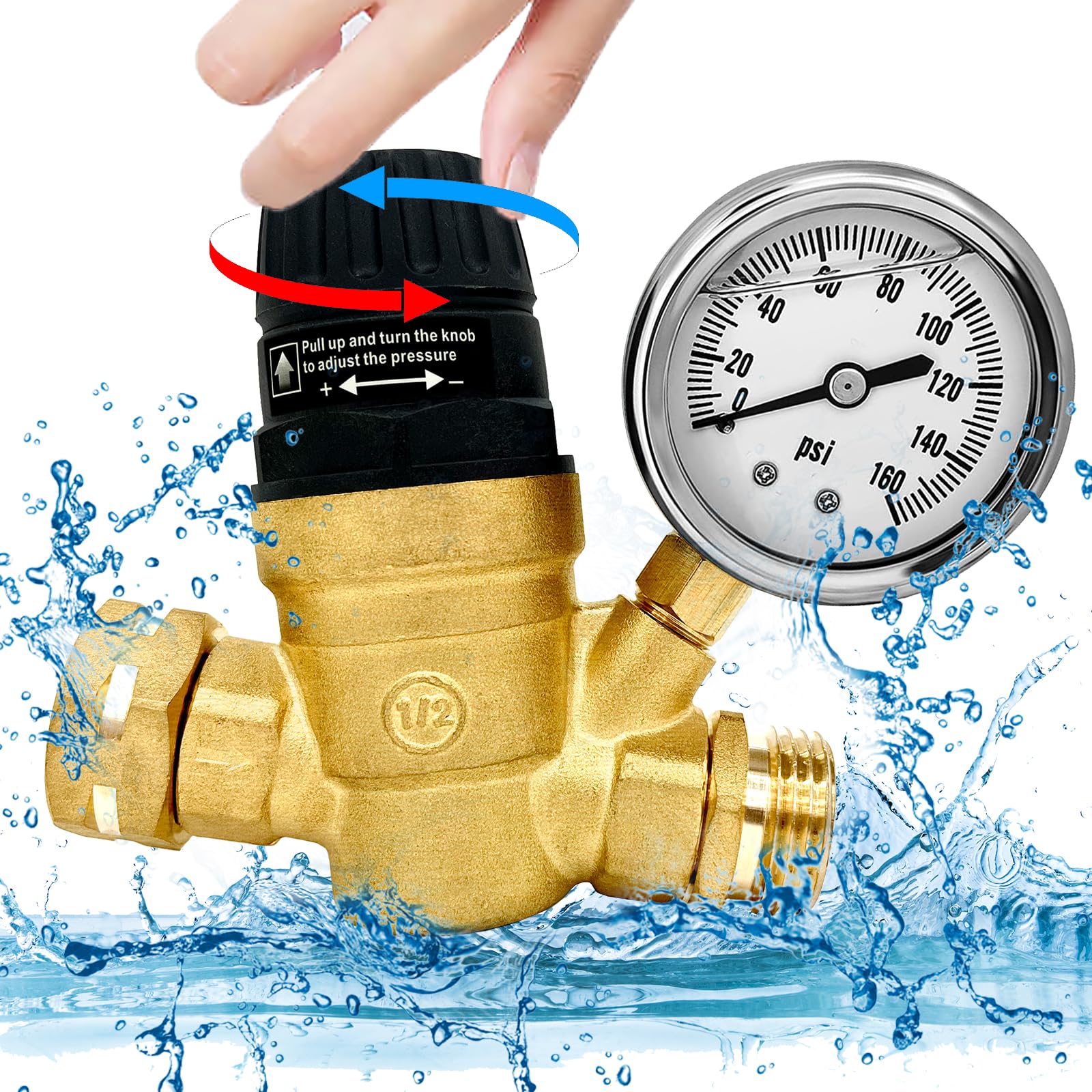 Snapklik.com : New Rv Small Water Pressure Regulator