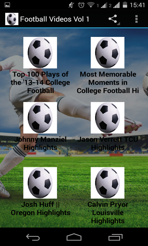Football Videos Vol 1:Amazon.co.uk:Appstore for Android