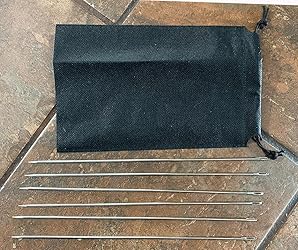 Amazon.com: 6 pcs 12 Inch Extra Long Upholstery Needles 3mm, Large Eye ...