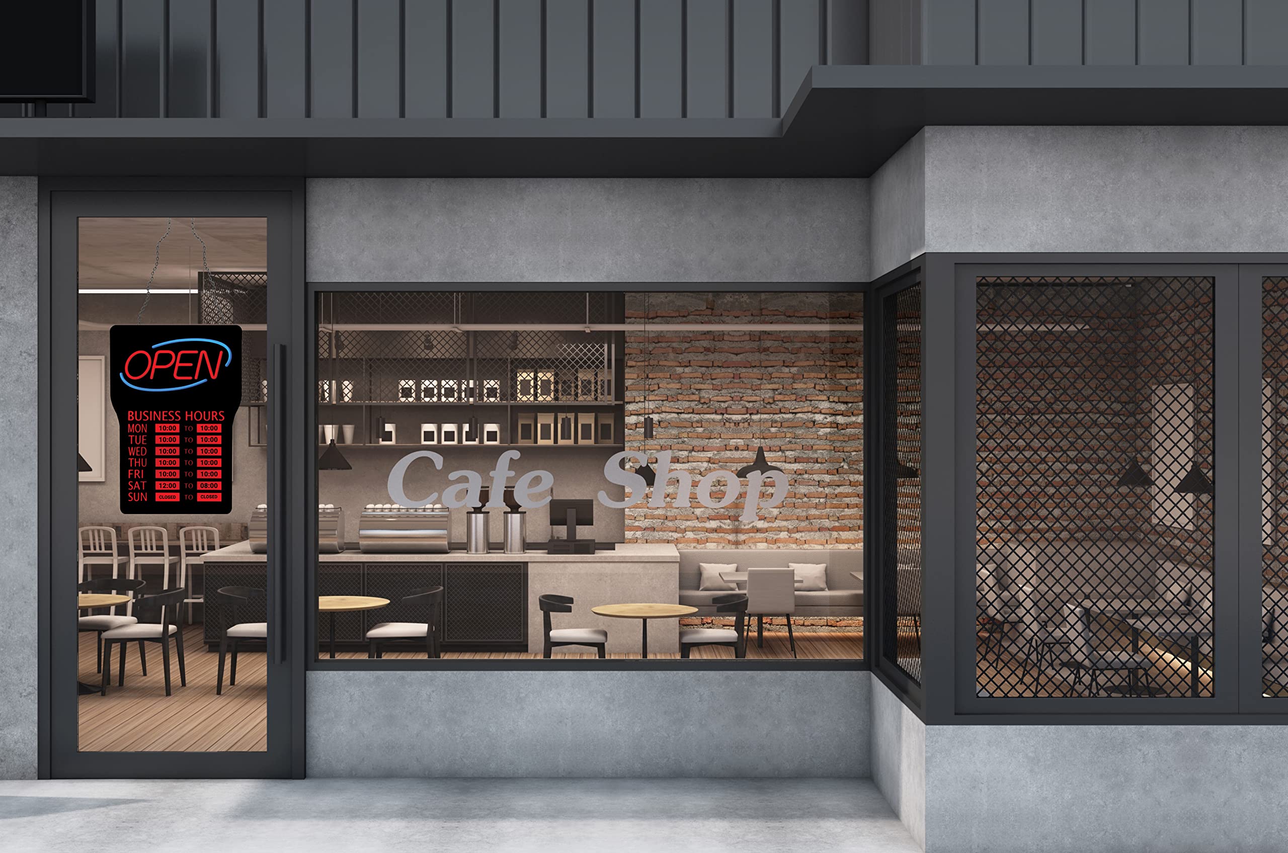 Snapklik.com : Royal Sovereign Illuminated LED Business "Open" Sign