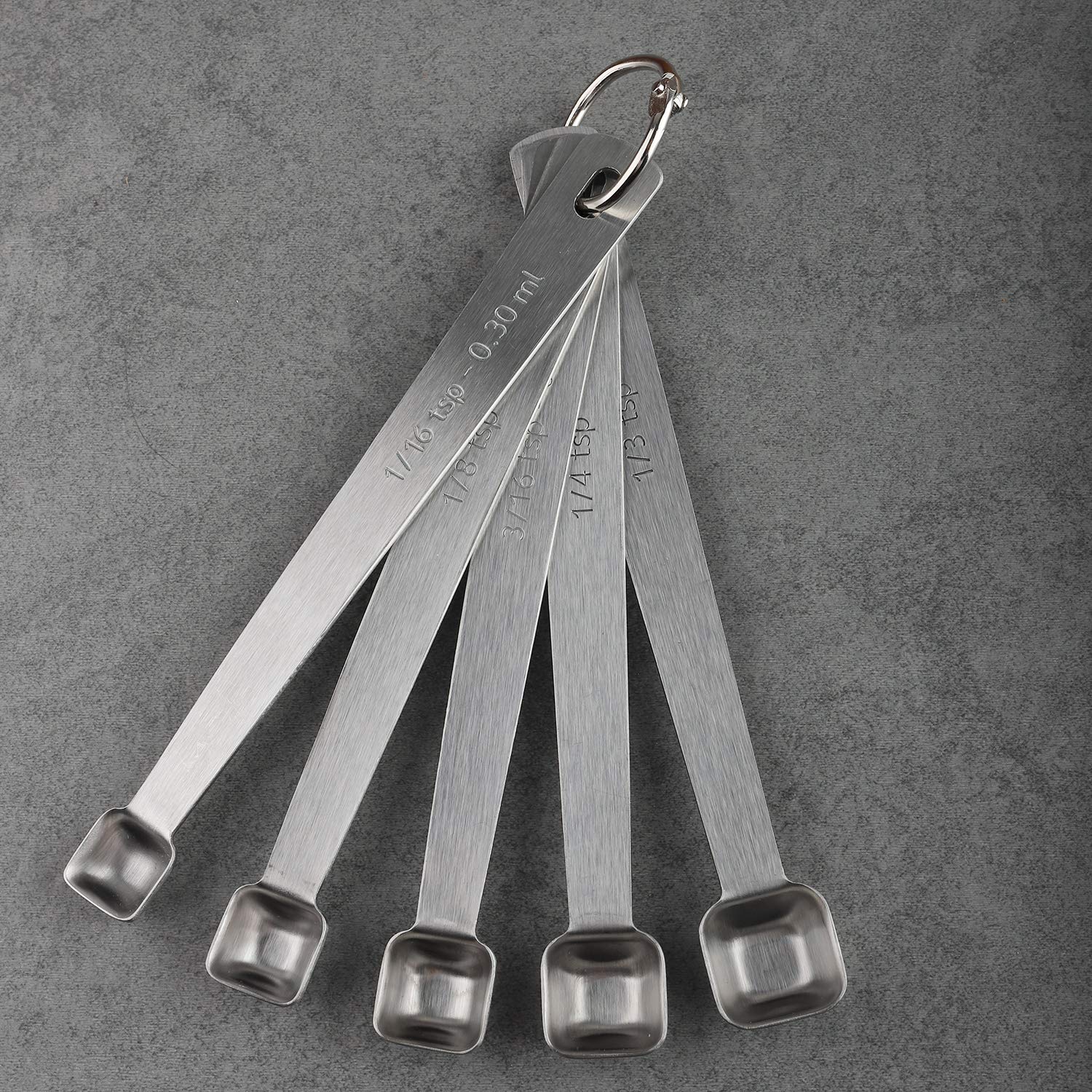 Snapklik.com : Measuring Spoons Set Mini Stainless Steel Measuring ...
