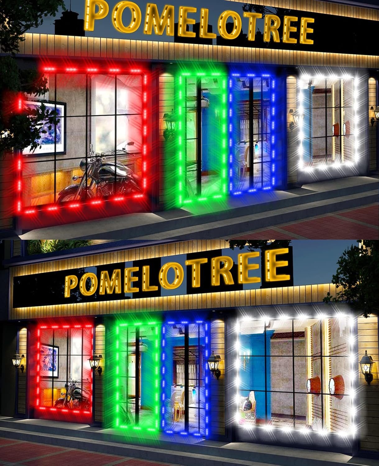Luces LED de ventana para tienda luces LED para negocios módulo LED luces decorativas para ...