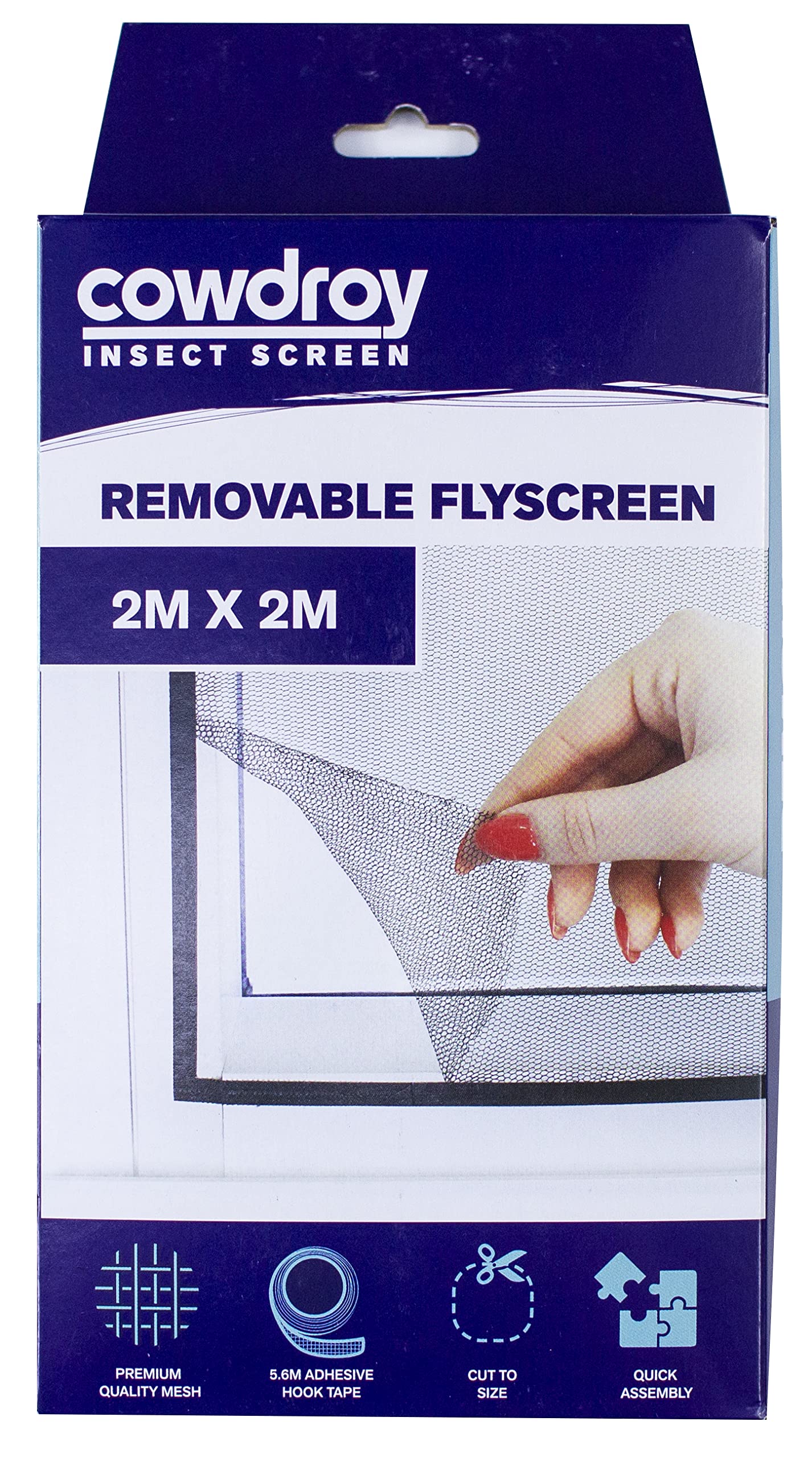 Cowdroy Removable Insect Flyscreen Window, 2 x 2m : Amazon.com.au: Home ...