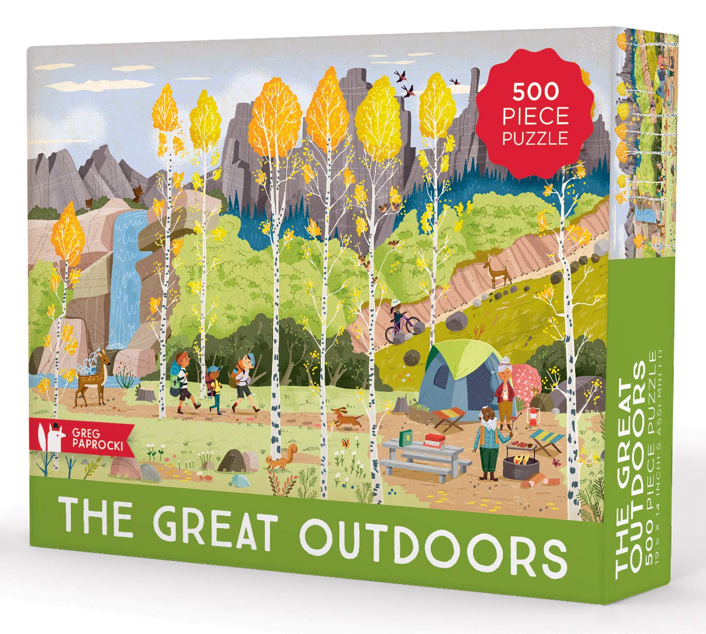 Amazon.com: The Great Outdoors Puzzle 500 Piece : Gibbs Smith: Toys & Games