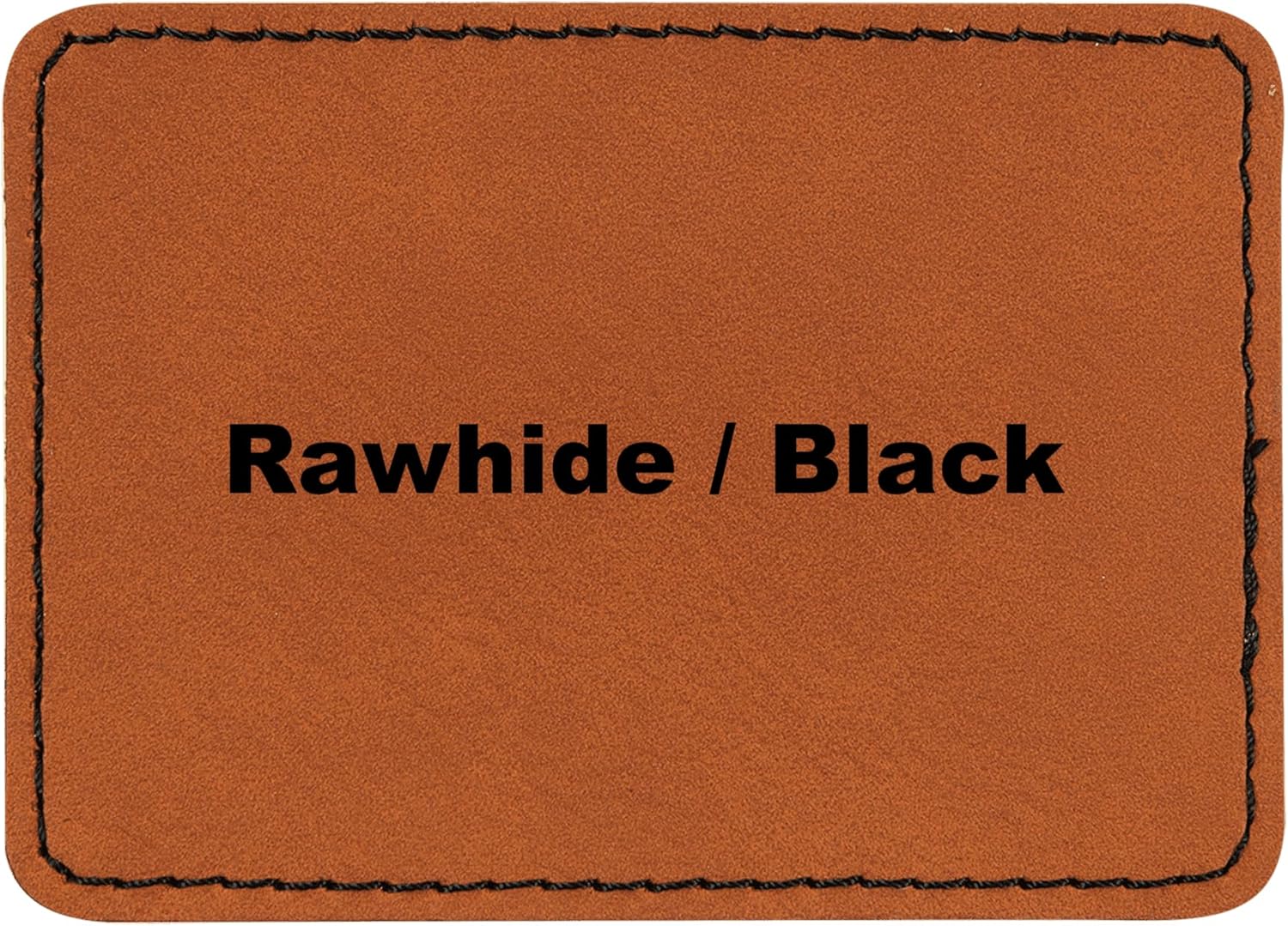 Amazon.com: 3"" x2 Rectangle Blank Laserable Leatherette Hat Patches ...