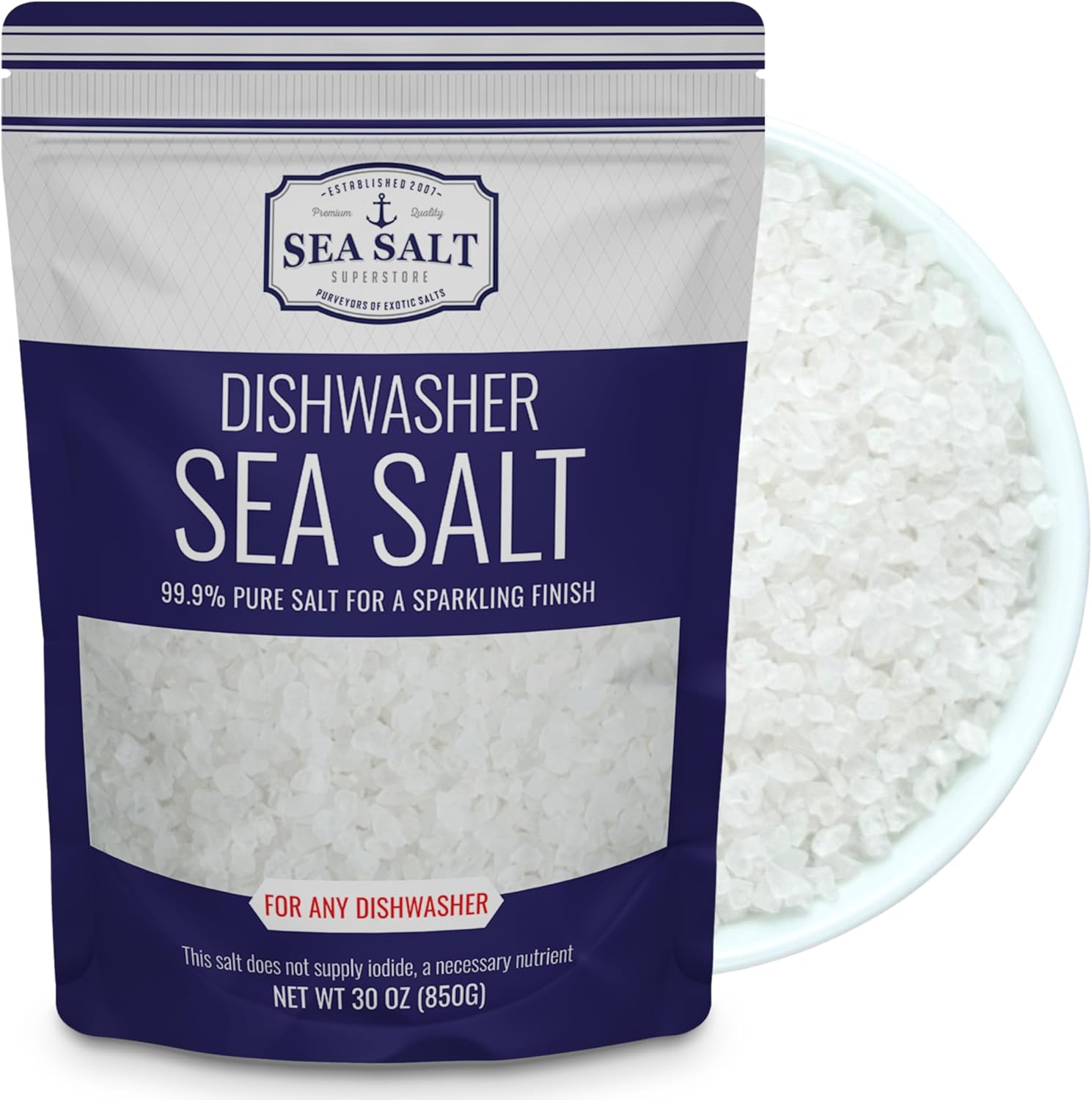 Amazon.com: Dishwasher Salt - All-Natural Water Softener Salt for a ...