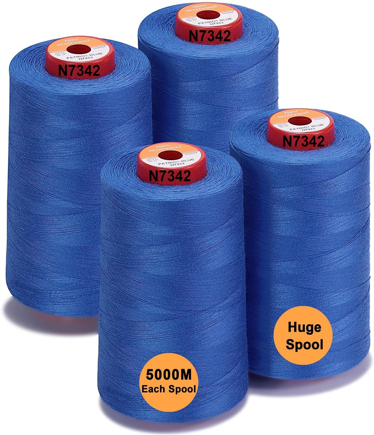 Amazon.com: New brothread - 30 Options - 4 Large Cones of 5500Y (5000M ...