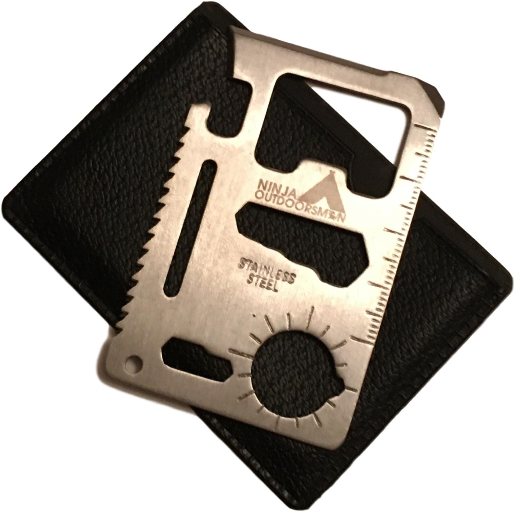 Ninja Outdoorsman 11 in 1 Stainless Steel Credit Card Pocket Sized ...