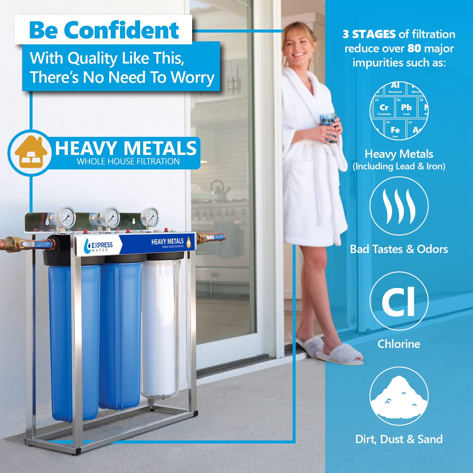 Snapklik.com : Express Water Heavy Metal Whole House Water Filter3 ...