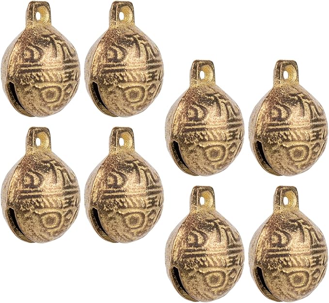 Amazon.com: AUEAR, 8 Pack Vintage Brass Bells Mini Jingle Bell DIY ...