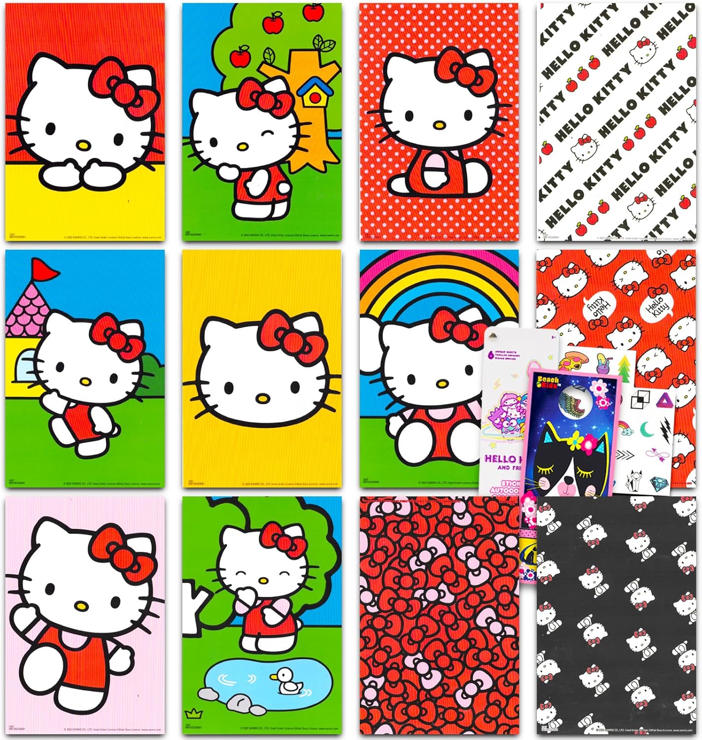 Amazon.com: Hello Kitty Poster Pack for Walls - Hello Kitty Room Decor ...