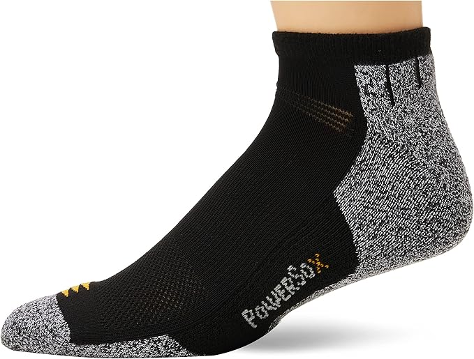 Amazon.com: PowerSox Men's 3-Pack Powerlites No Show Socks with ...