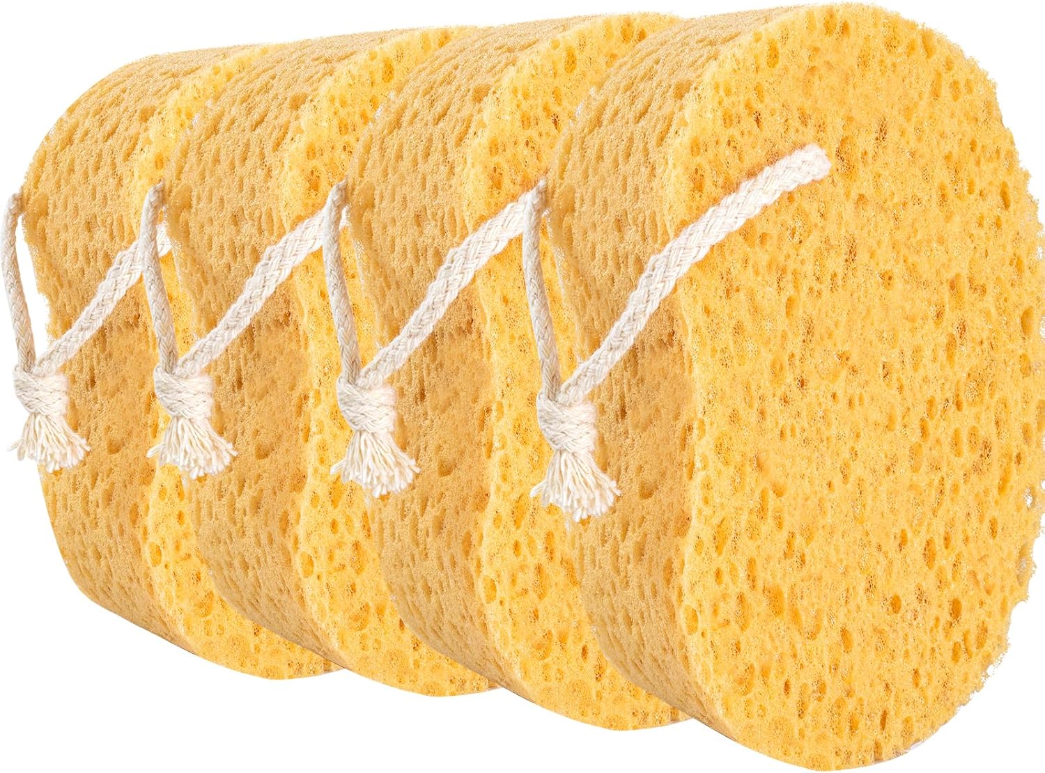 Amazon.com: SAMEBUTECO Bath Sponges for Shower Large Size Body Sponges ...