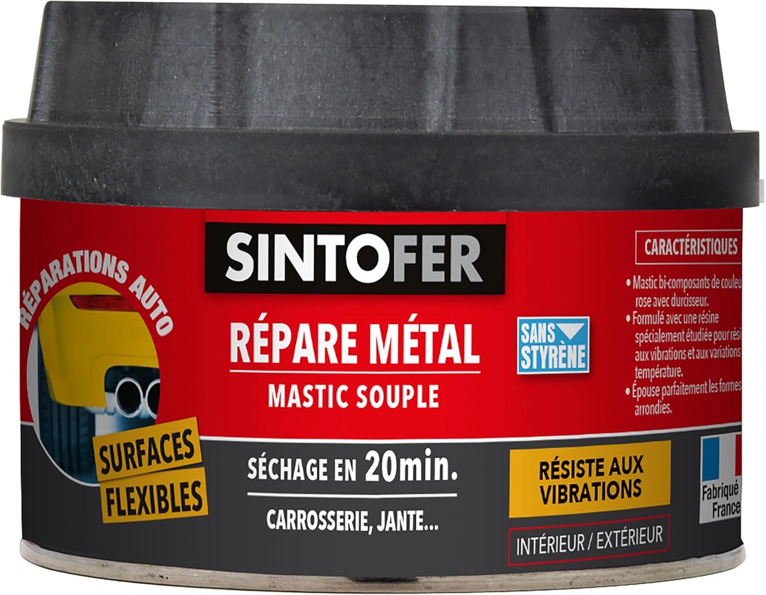 SINTOFER - Répare Métal - Mastic Souple - Pièces Soumises à Vibrations ...