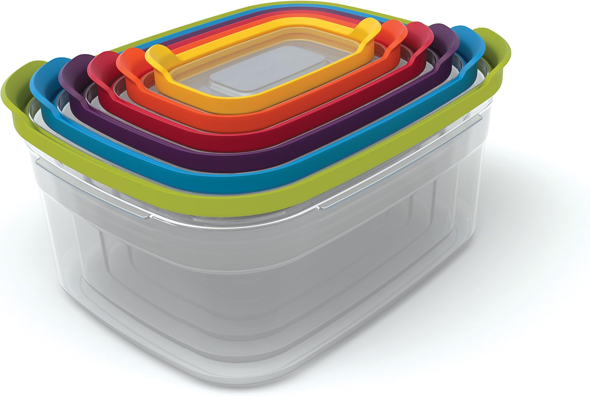 Joseph Joseph 81098 Nest Lock Plastic Food Storage Container Set with ...