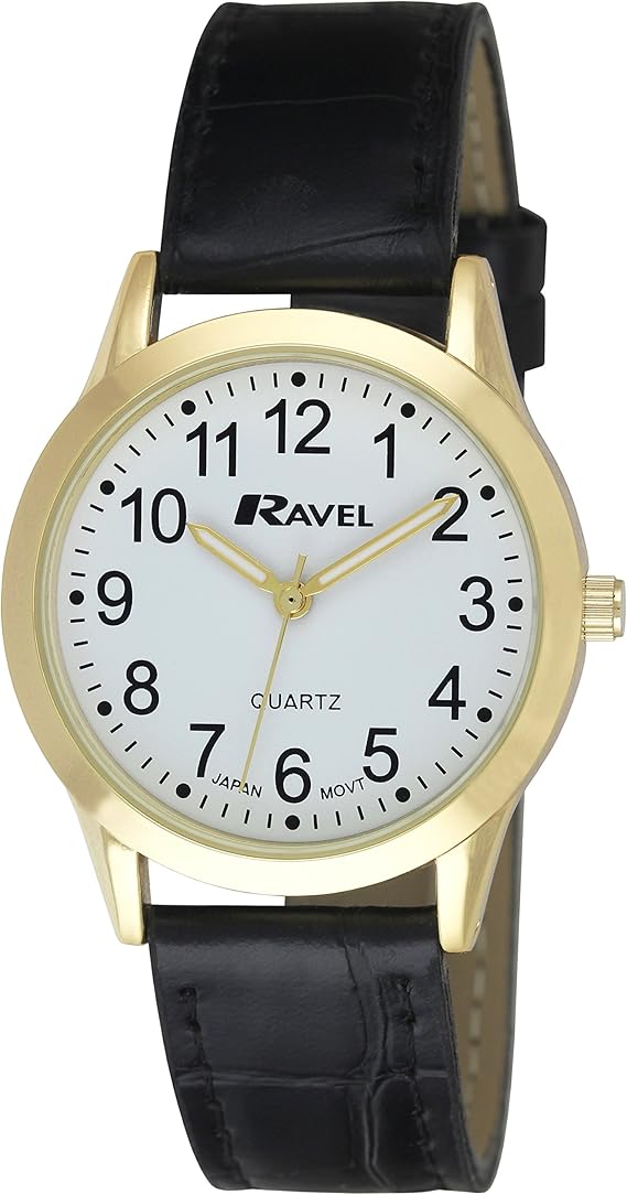 Ravel Men's Analogue Quartz Watch with PU Strap R0130.01.1 : Amazon.co ...