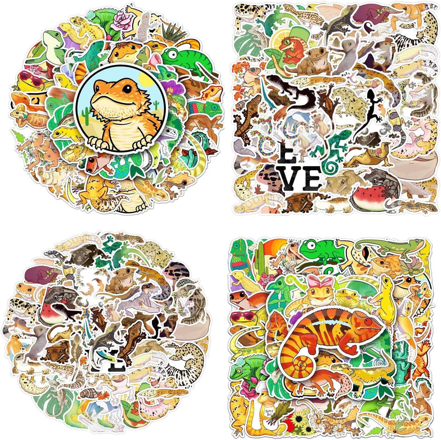 Amazon.com: Snake Stickers, 60pcs Cute Funny Reptile Animal Snake ...