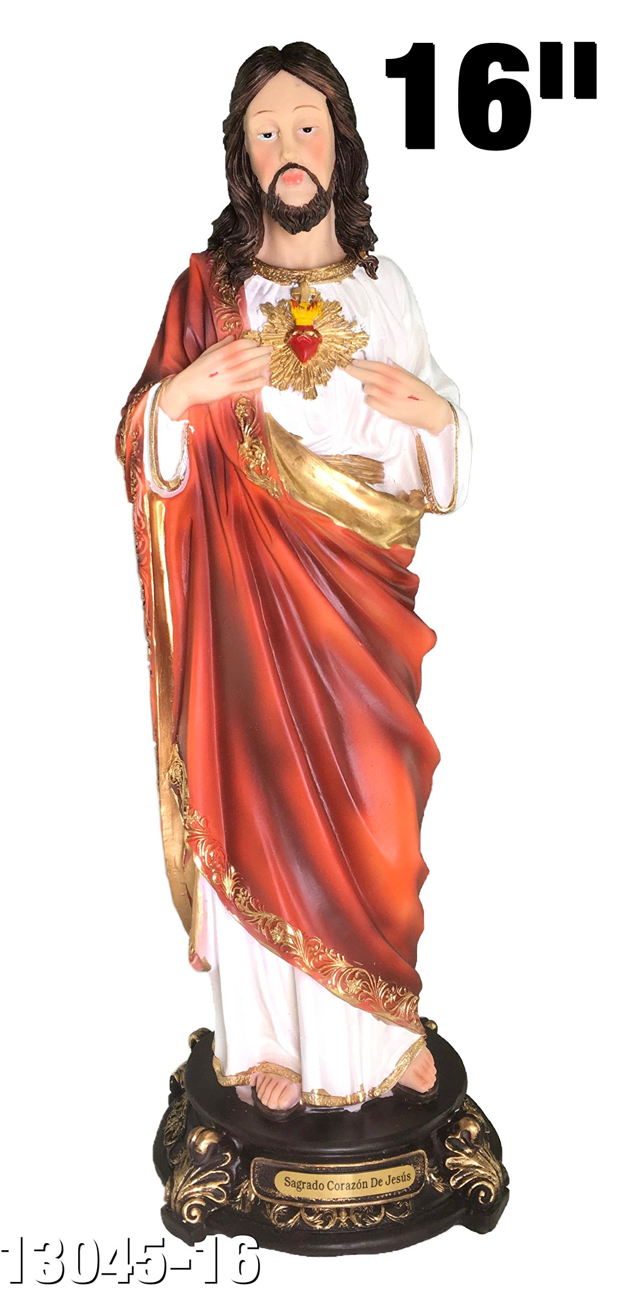 Alliance 16 Inch Statue Sacred Heart Of Jesus Christ Corazon ...