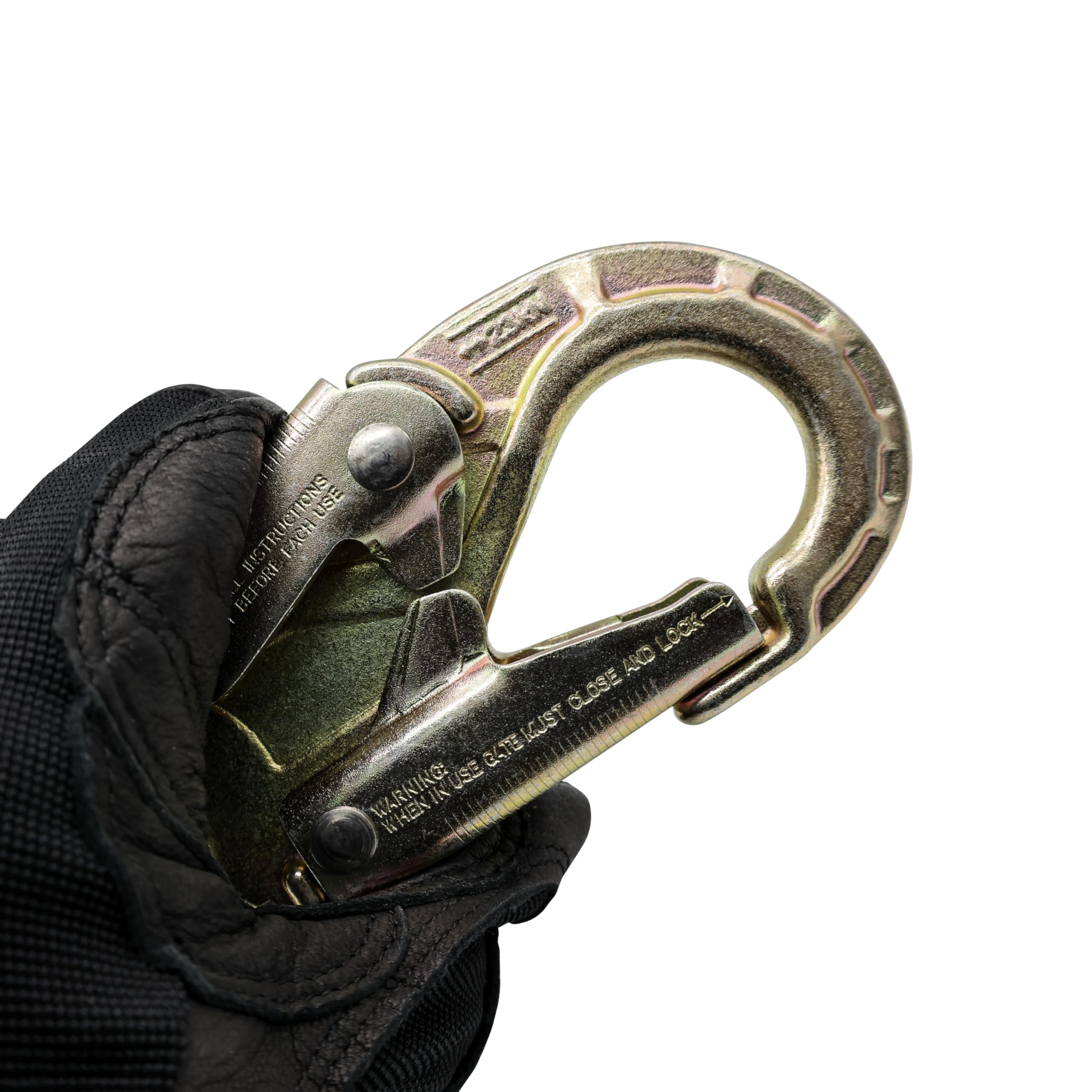 22KN Fall Protection Carabiner Fall Arrest Industrial Safety Belts Snap ...