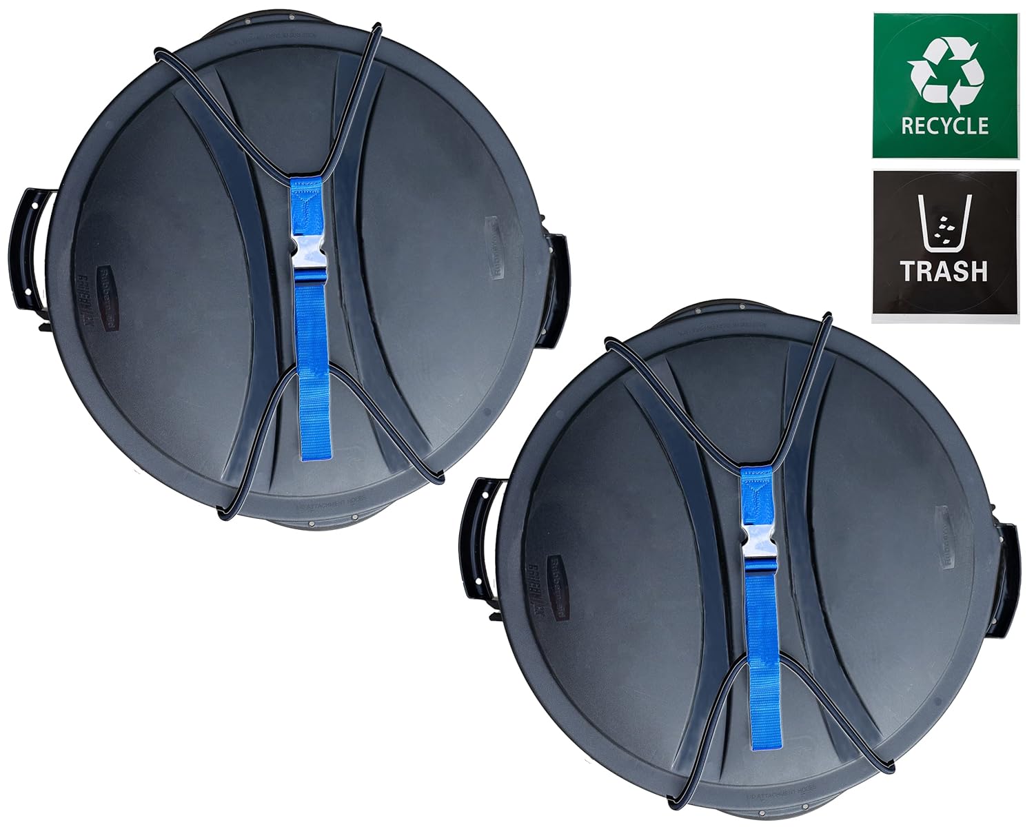 Amazon.com: RADOELLO (2 Pack) Trashlock Cord System-Trash Can Lock-Fits ...