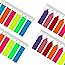 OWLKELA 720 Pcs Sticky Notes Flags, 10 Colours Page Marker Index Tabs ...